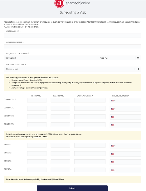 Instructions on using Atlantech Online iLobby